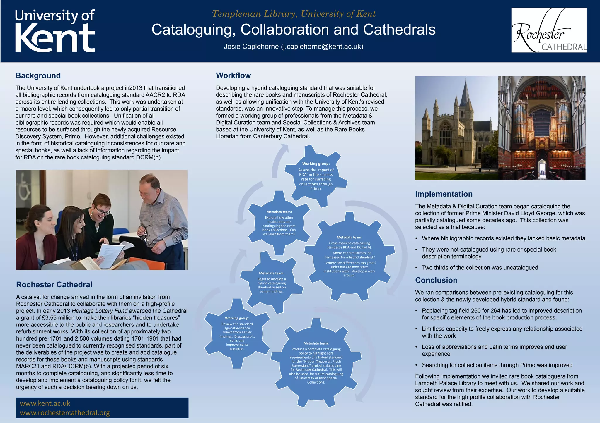 Cataloguing Collaboration and Cathedrals / Josie Caplehorne | PDF