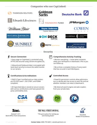 CapLinked Overview | PDF | Computing | Technology & Computing