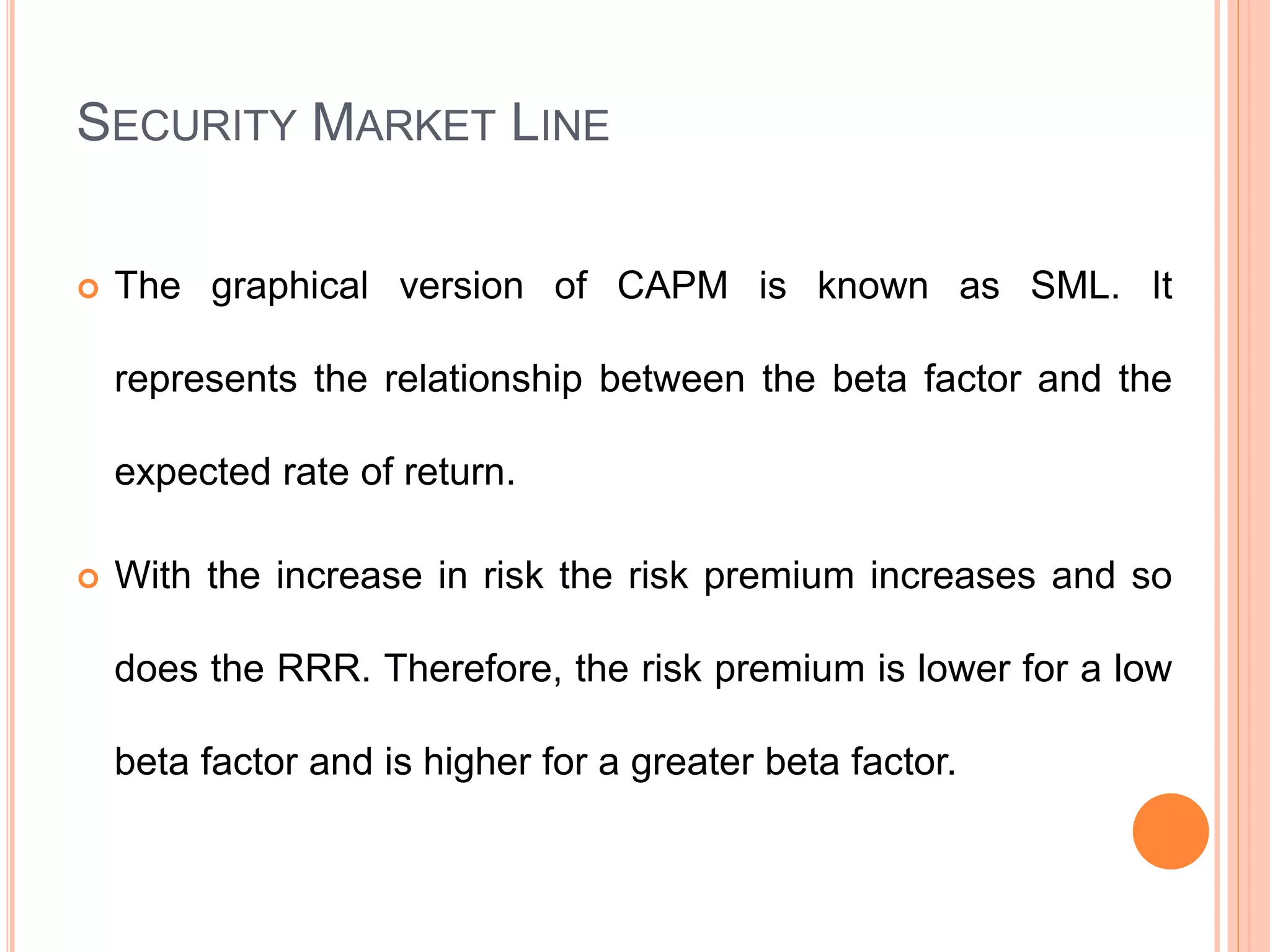 Capital Asset Pricing Model | PPTX