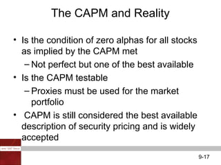 CAPM.ppt 34434456tyhgbnjuuuskfhgnkvflrthy | PPT