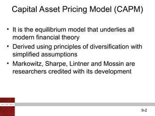 CAPM.ppt 34434456tyhgbnjuuuskfhgnkvflrthy | PPT