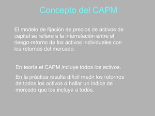 Capm version ii | PPT