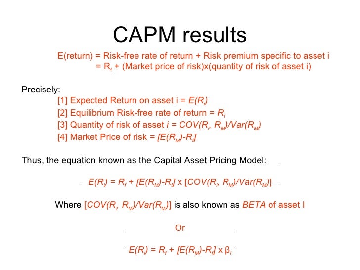 Capm 1