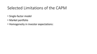 CAPM & APT | PPT