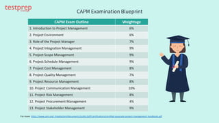 Certified Associate in Project Management (CAPM) Sample Questions | PDF