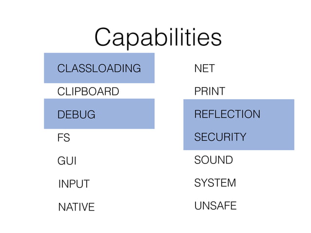 Getting to Know You: Towards a Capability Model for Java | PPT