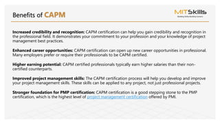 CAPM PPT | PPTX