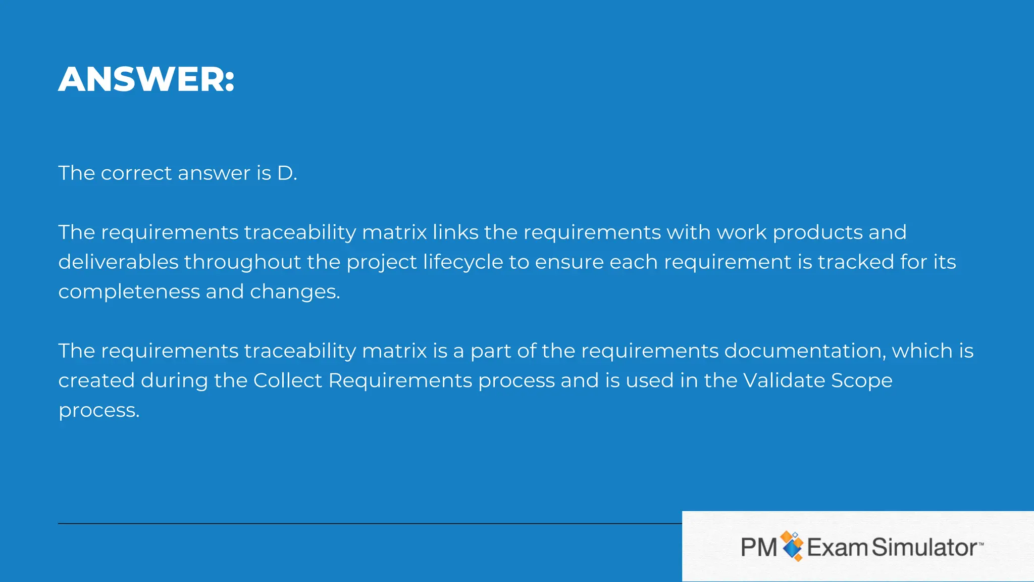 Free CAPM Exam Sample Question of the Week | PDF
