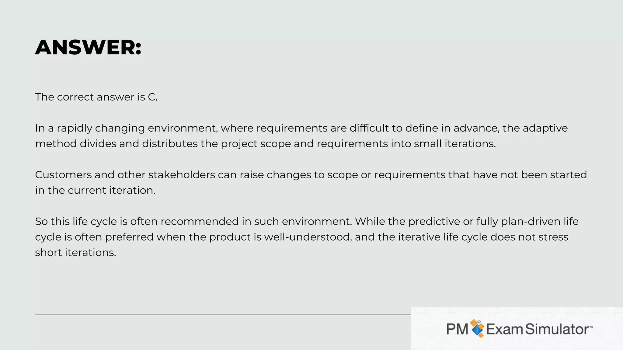 CAPM Sample Q and A | PPT