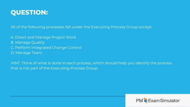 CAPM Exam Sample Question | PDF