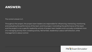 Free CAPM Exam Sample Question of the Week | PDF