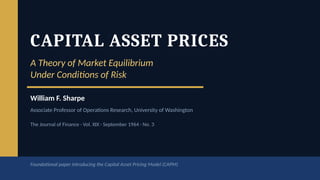 Understanding the Capital Asset Pricing Model (CAPM): Market ...