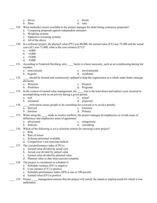 Capm time 150 question final key | PDF