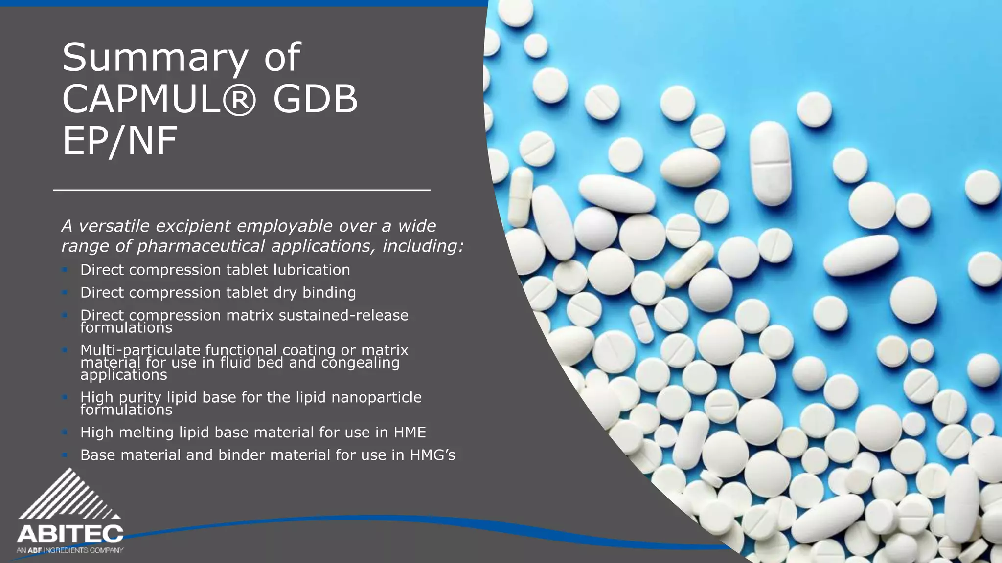 CAPMUL GDB Glyceryl Dibehenate | PPTX
