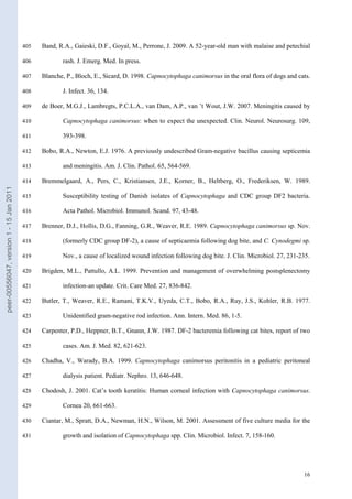 Capnocytophaga canimorsus | PDF
