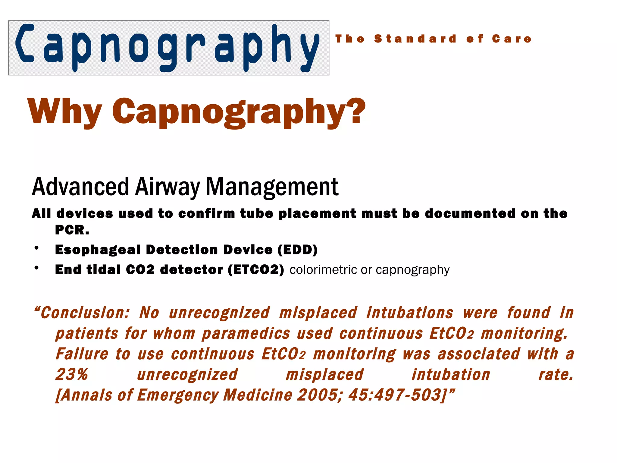 Capnography | PPT