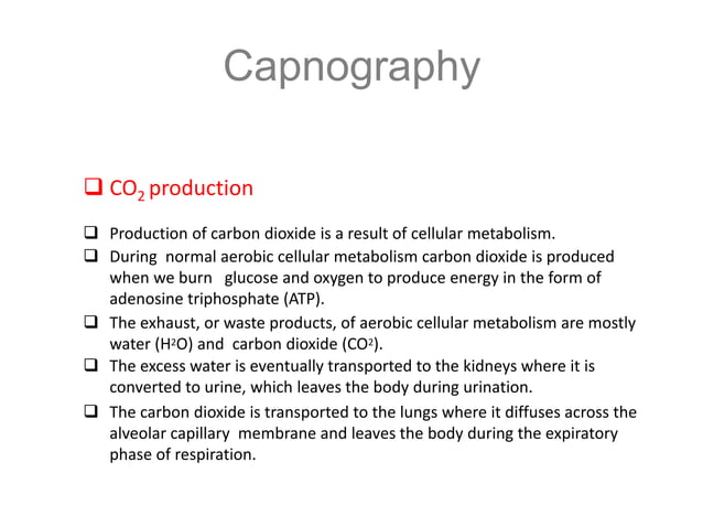 Capnography | PPTX | Lung and Respiratory Health | Diseases and Conditions