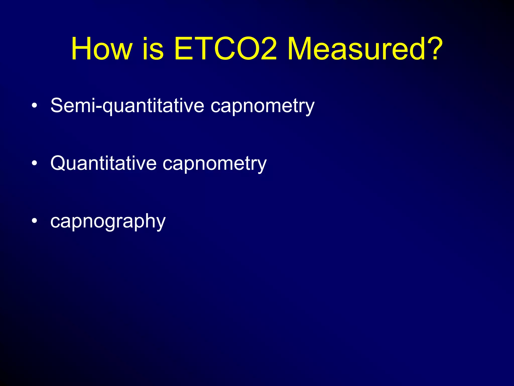 Capnography in icu | PPTX