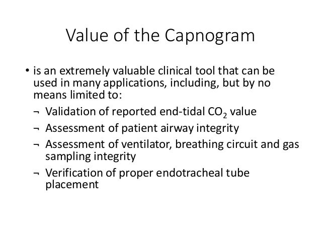 Capnography and interpretations | PPTX