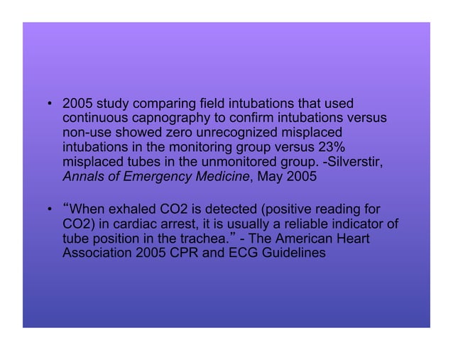 Capnography in ems.ppt | Lung and Respiratory Health | Diseases and ...