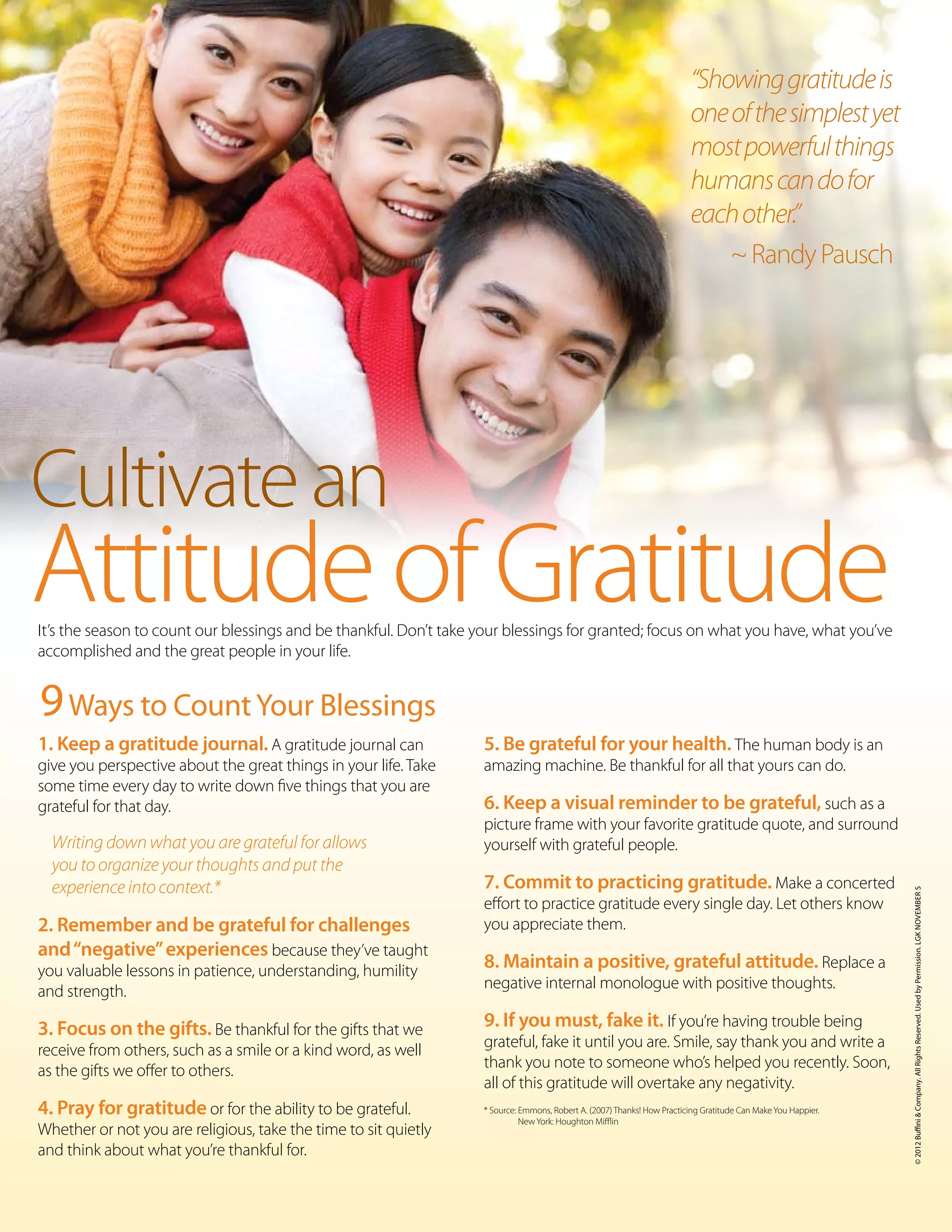 Attitude of Gratitude | PDF