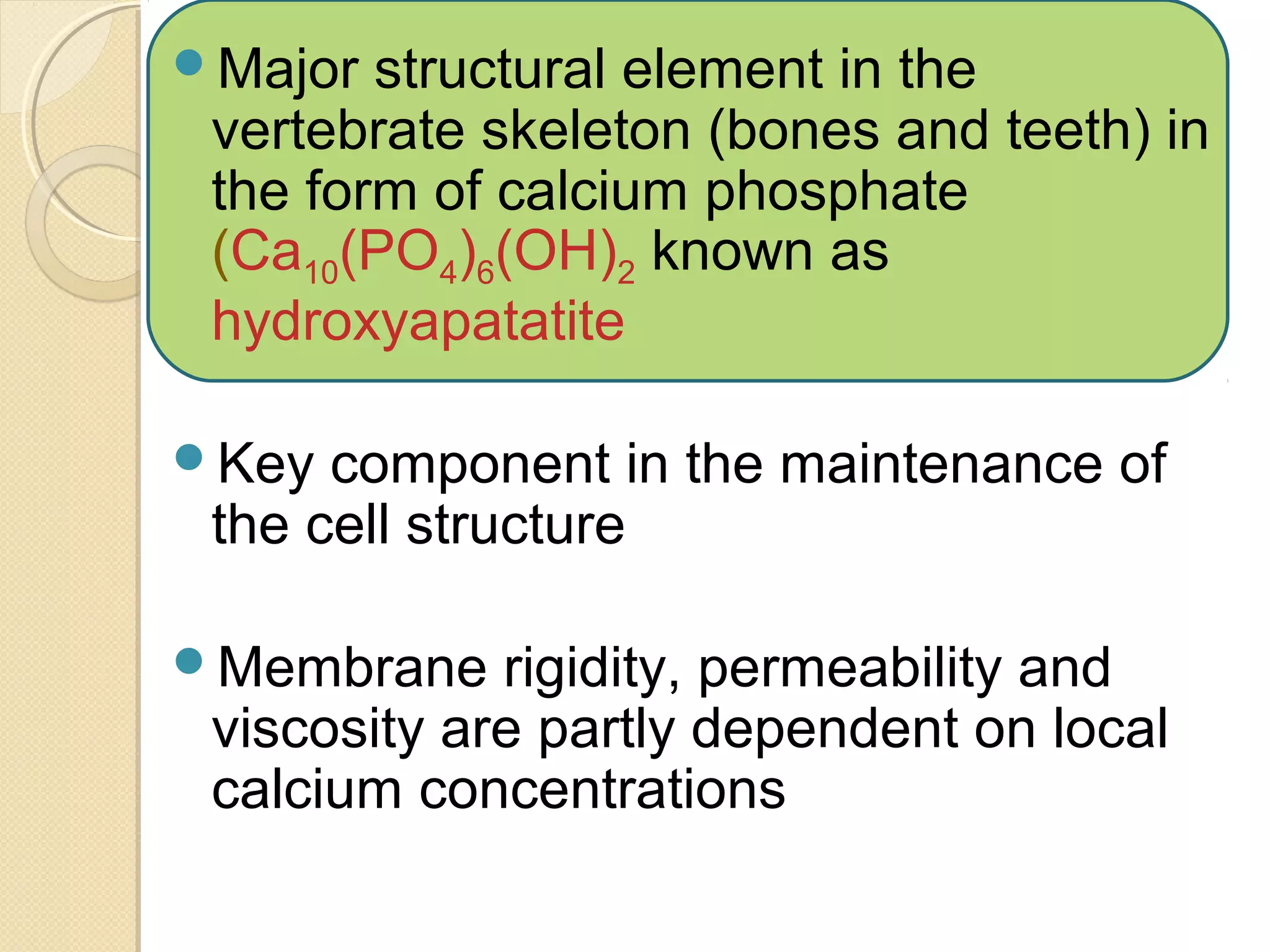Calcium and Phosphorous Metabolism | PPT