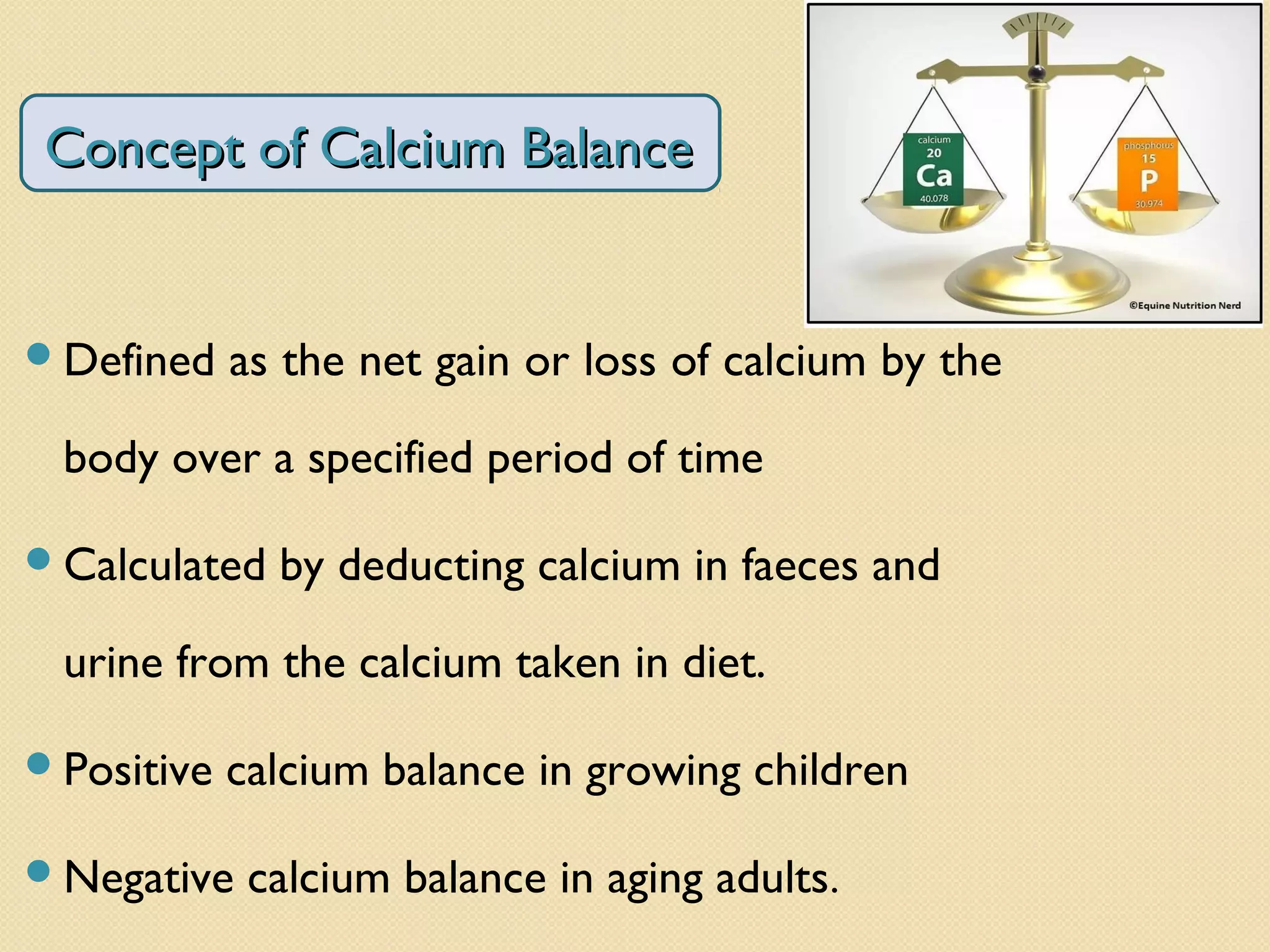 Calcium and Phosphorous Metabolism | PPT
