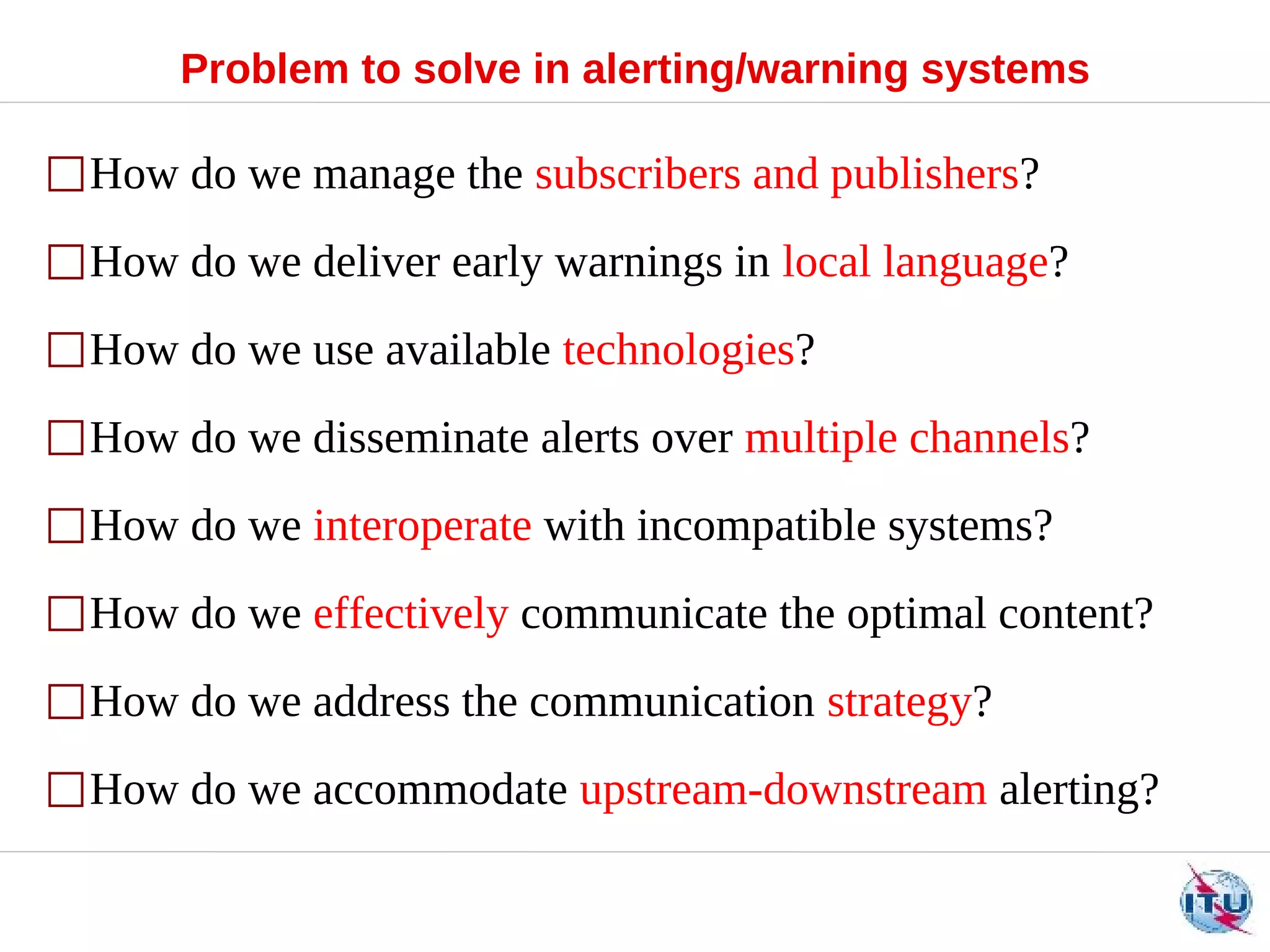 Common Alerting Protocol Overview | PDF