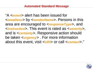 Common Alerting Protocol Overview | PDF