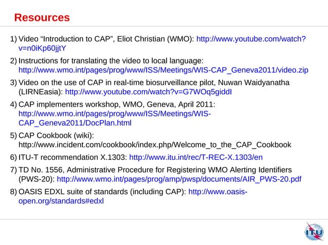 Common Alerting Protocol Overview | PPT