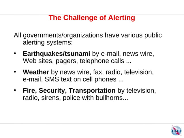 Common Alerting Protocol Overview | PPT