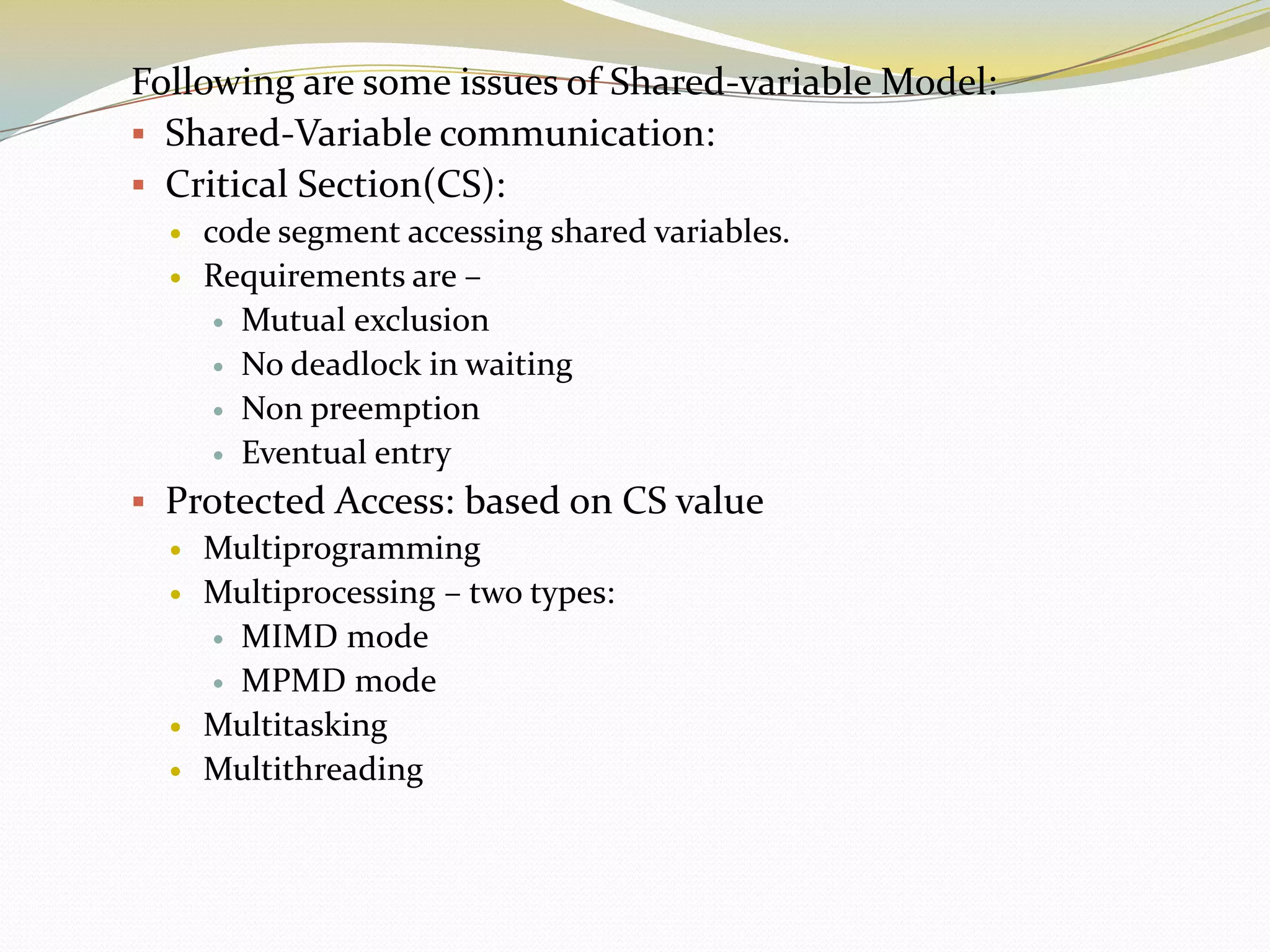 Parallel Programing Model | PPT