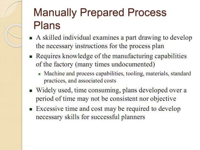 Computer Aided Process Planning | PPT
