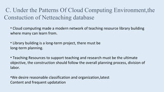 The Application of Cloud Computing in Education Informatization” | PPT