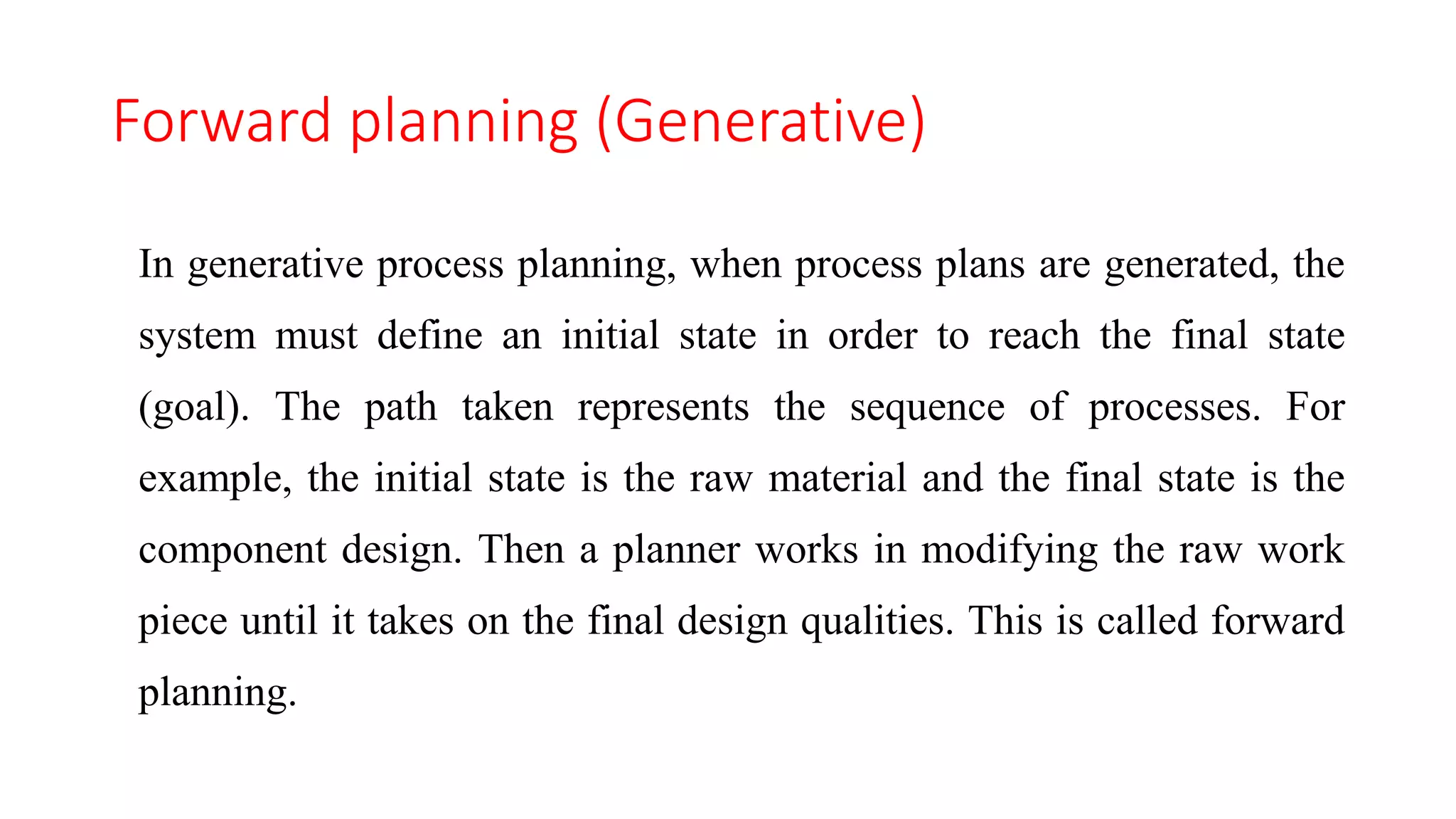 Computer aided process planning | PPTX