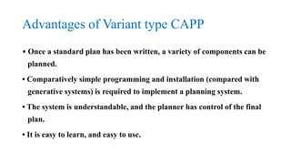 Computer aided process planning | PPT
