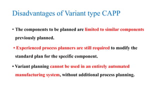 Computer aided process planning | PPT