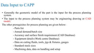 Computer aided process planning | PPT
