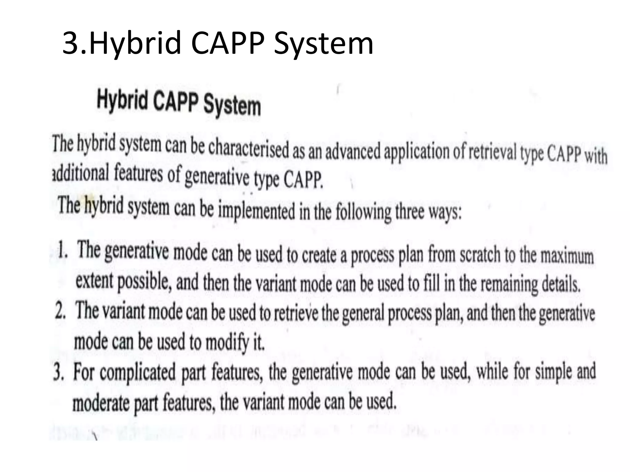 COMPUTER AIDED PROCESS PLANNING | PPTX