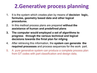 COMPUTER AIDED PROCESS PLANNING | PPTX