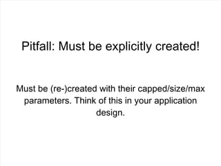 Capped collections | PPT