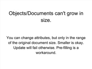 Capped collections | ODP