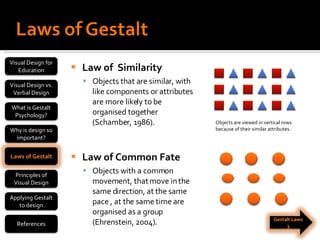 Gestalt Laws and Design | PPT