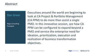 CA Project & Portfolio Management for Business Transformation ...