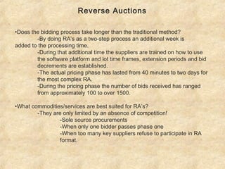 City of Los Angeles Procurement Savings Strategies - Reverse Auctions | PPT