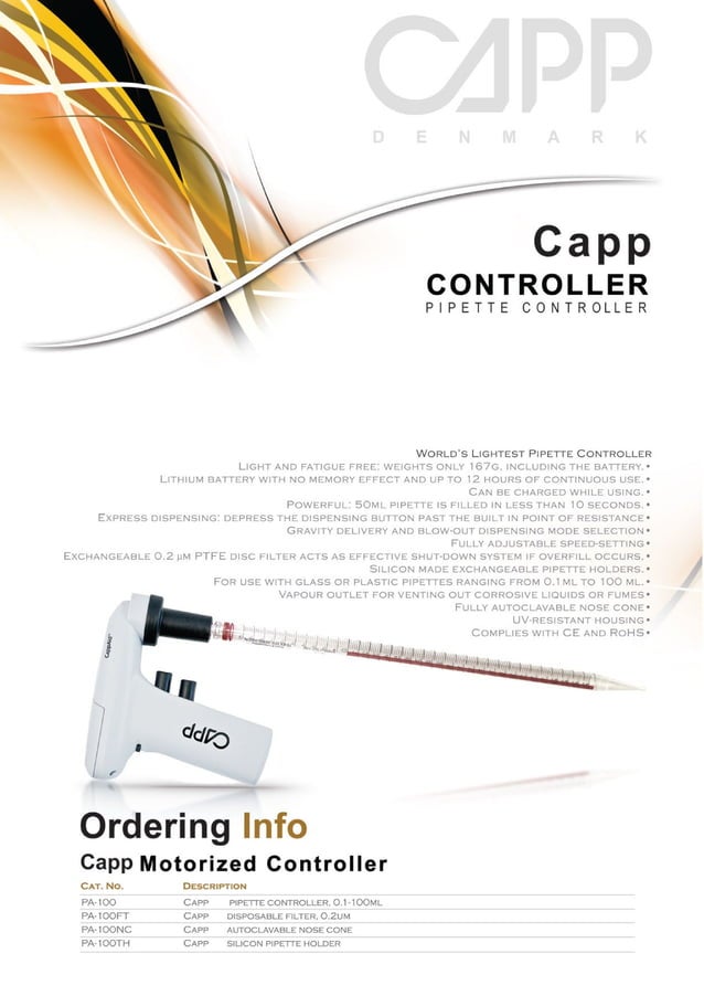 Capp pipette controller | PDF
