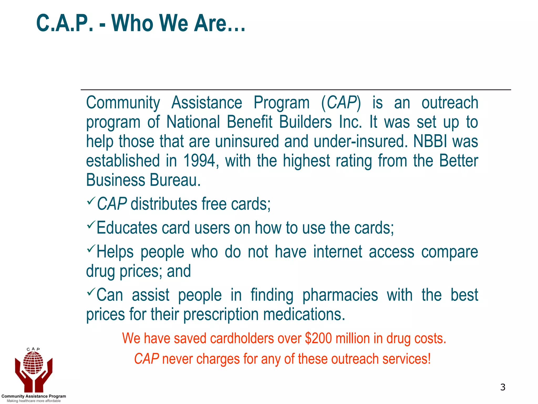 Cap presentation | PPT