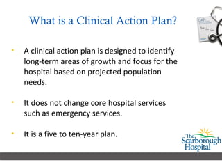 The Scarborough Hospital Clinical Action Plan | PPT