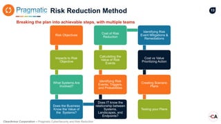 Pragmatic CyberSecurity and Risk Reduction | PPTX