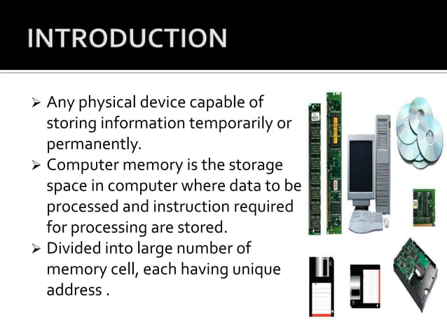 Computer Memory | PPTX